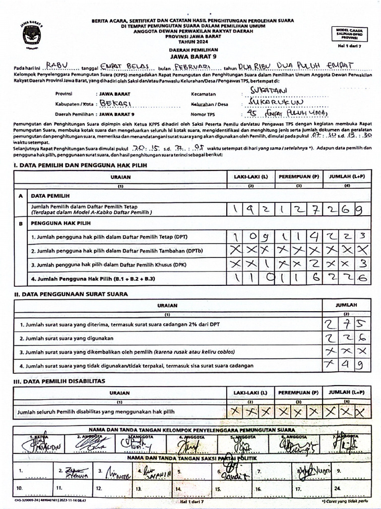 Berita Acara DPRD Prov | PDF