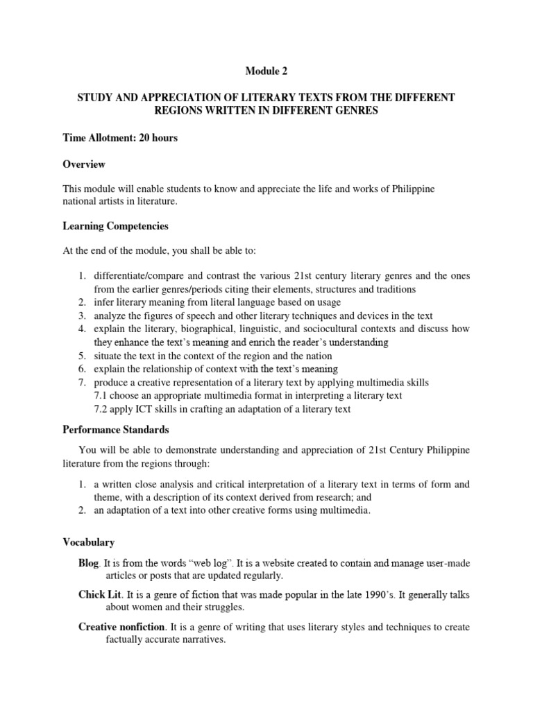 21st Century Literature Week 6 10 | PDF | Archetype | Deconstruction