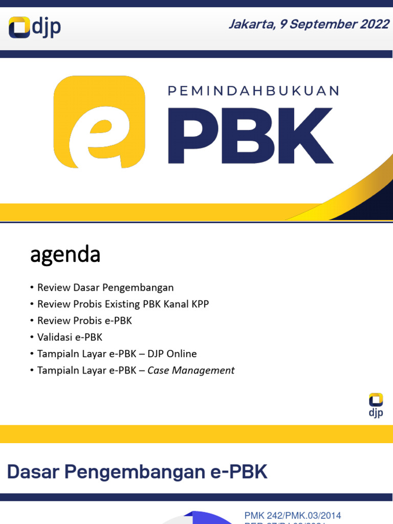 Paparan Bimtek E-PBK | PDF