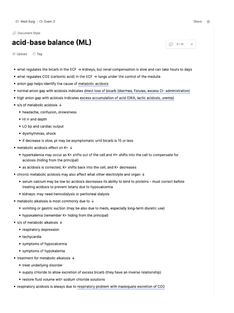 Acid-base Balance (ML) | PDF