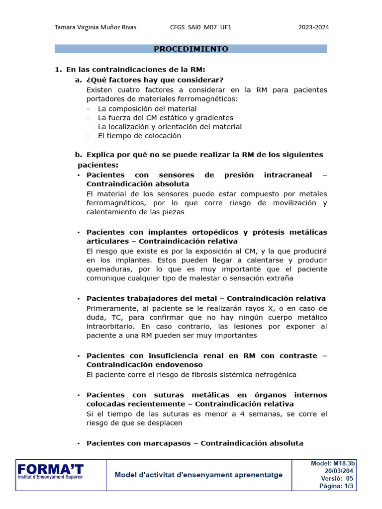 SAI0 - UF4 - P - Imagen para El Diagnóstico | PDF | Inyección (medicina) | Terapia intravenosa