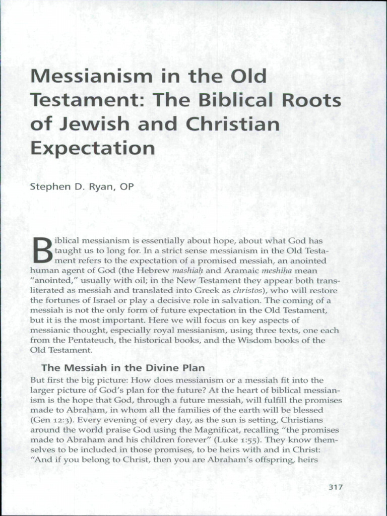 Old Testament Messianic Prophecies | PDF | Covenant (Biblical) | Jesus