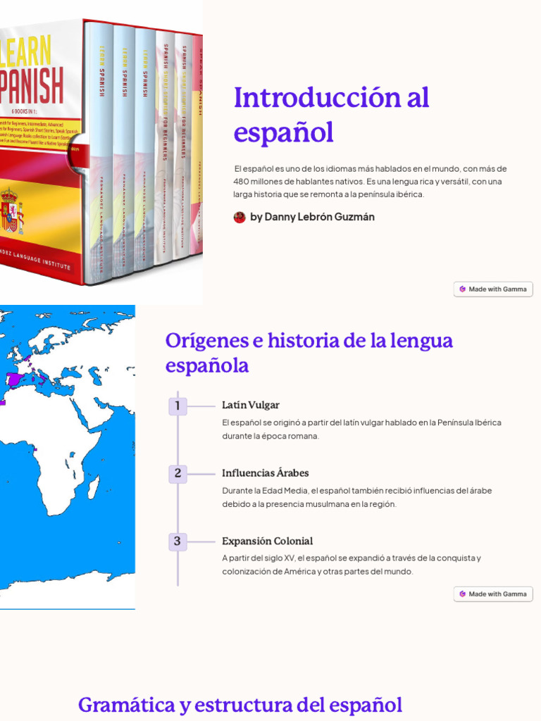 Introducción al idioma español | PDF | Lengua española | latín