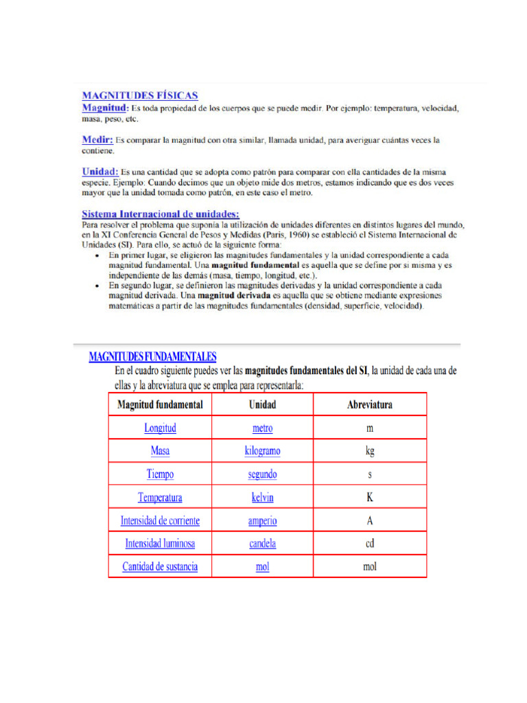 MAGNITUDES | PDF