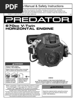 PREDATOR 212 346 and 420 CC Horizontal Engines User Manual | PDF ...