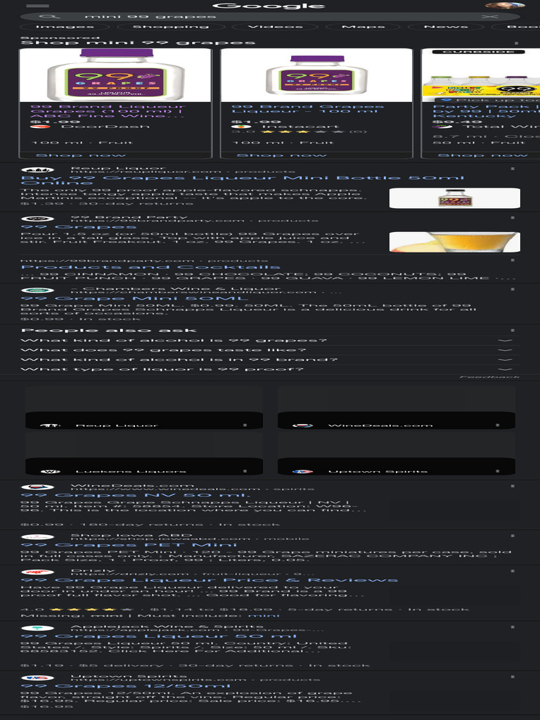 Mini 99 Grapes - Google Search | PDF | Alcoholic Drinks | Drink