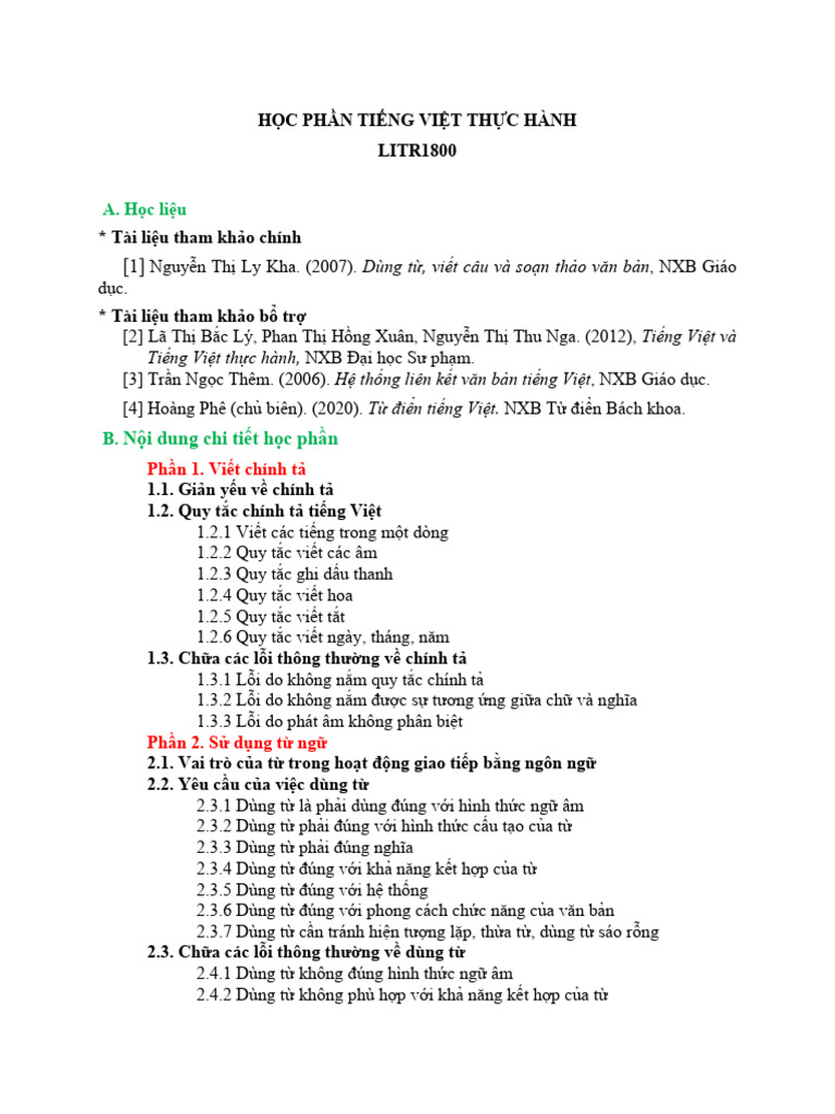 NDHP TVTH - SV | PDF