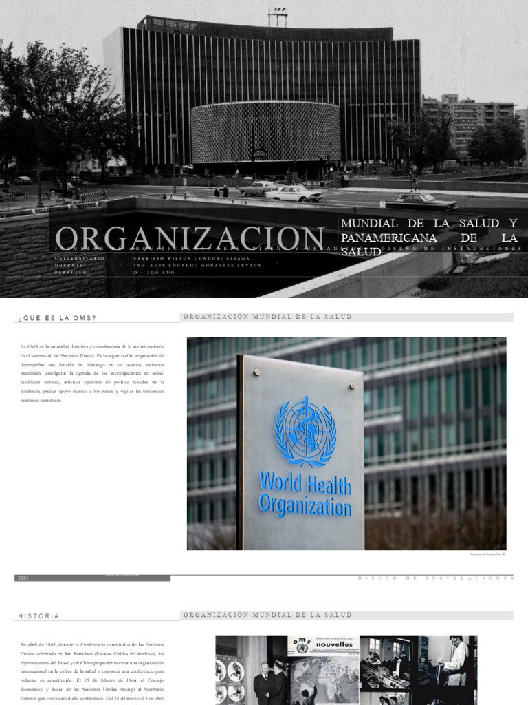 5. OMS y OPS | PDF | Organización Mundial de la Salud | Organización ...