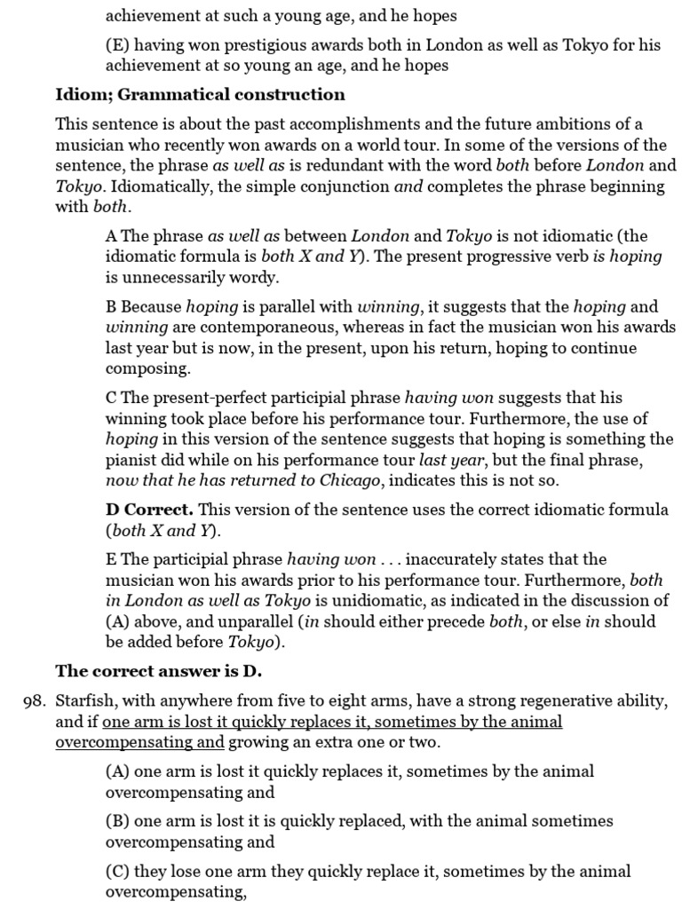 Grametical Constraction | PDF | Idiom | Phrase