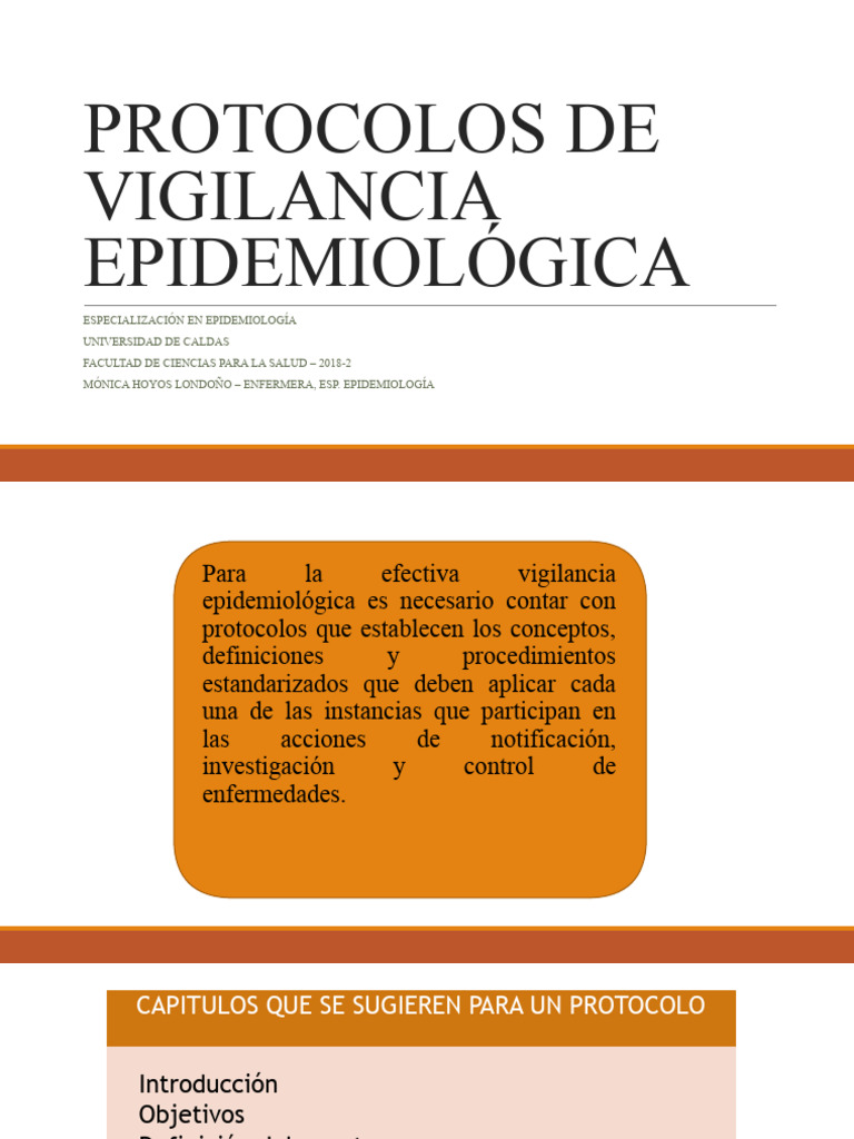 PROTOCOLOS DE VIGILANCIA EPIDEMIOLÓGICA | PDF | Epidemiología | Software