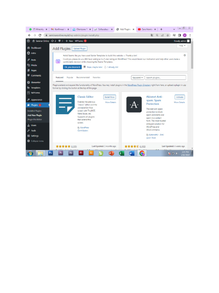 Instal Plugin Jovan | PDF