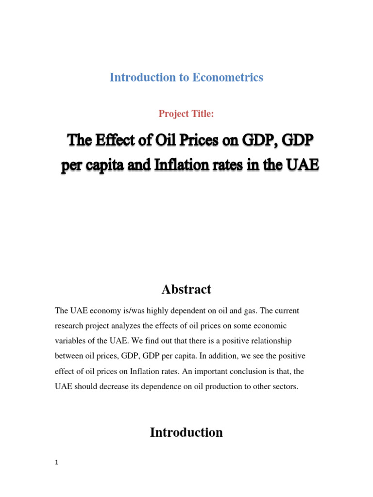 Sample Econometrics Project | PDF | F Test | Coefficient Of Determination Sample Econometrics Project | PDF | F Test | Coefficient Of Determination