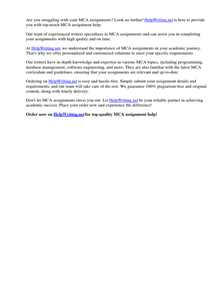 Mca Assignment Help | PDF | Knowledge | Data