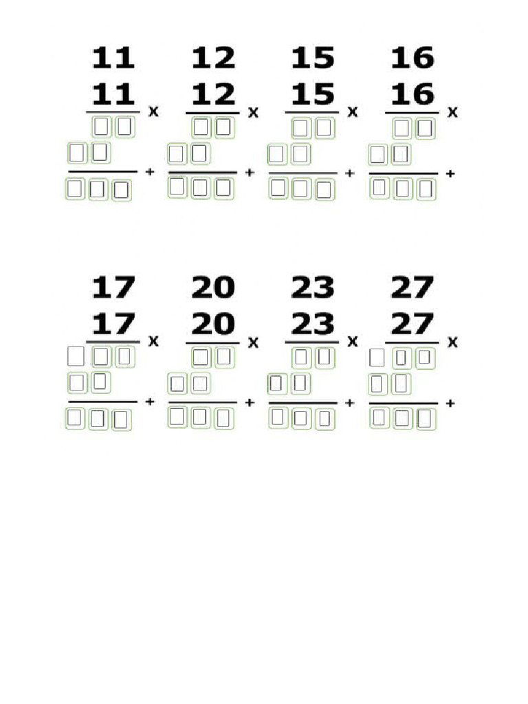 Perkalian susun | PDF