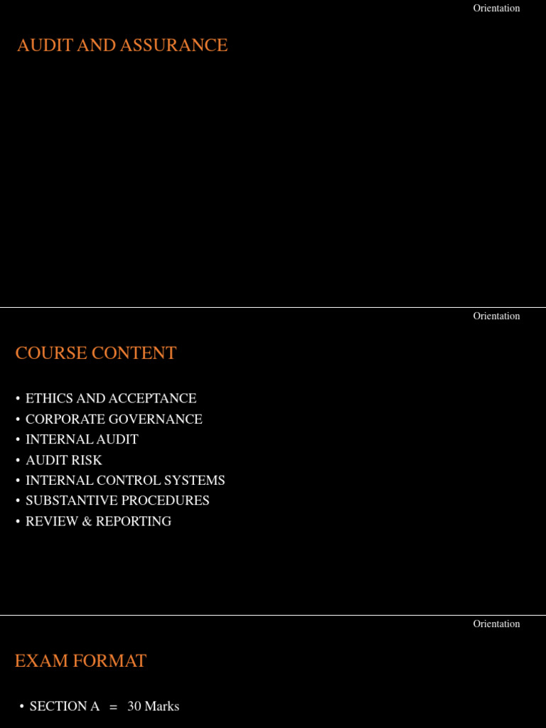 Summary Notes | PDF | Audit | Financial Audit