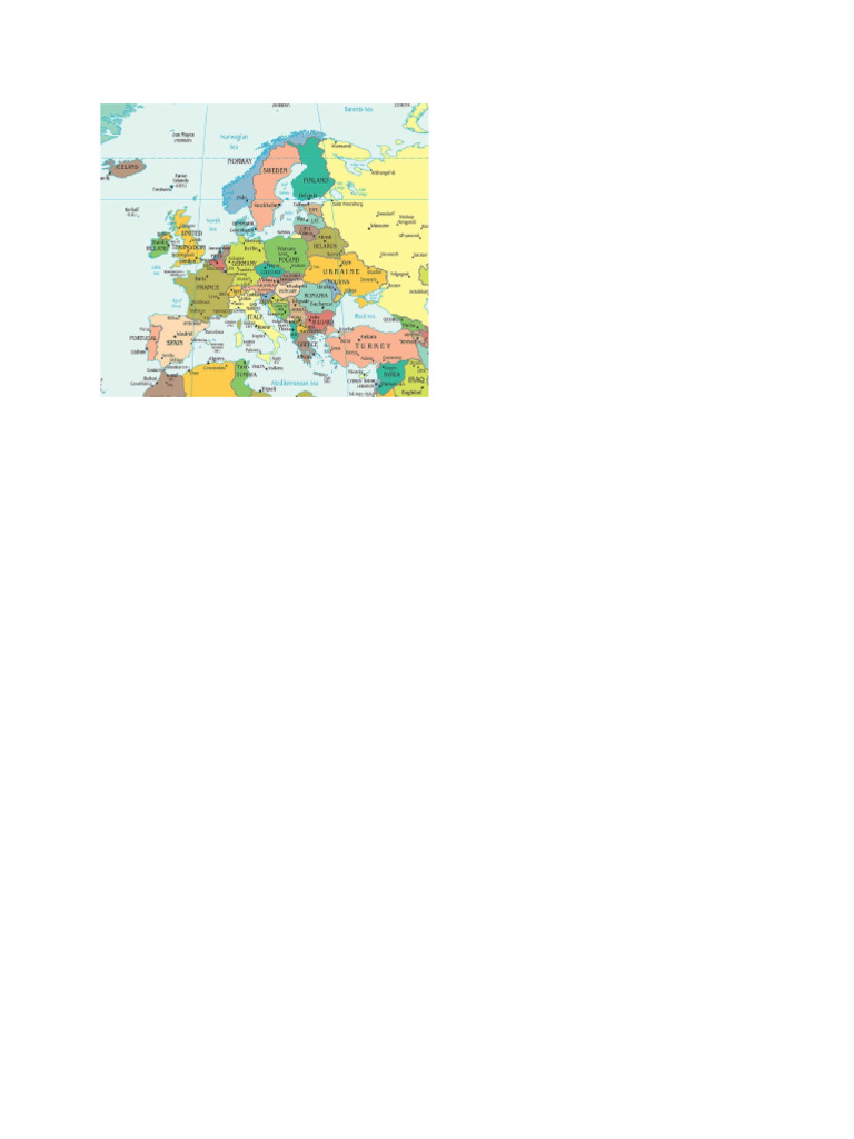 Europe Map | PDF