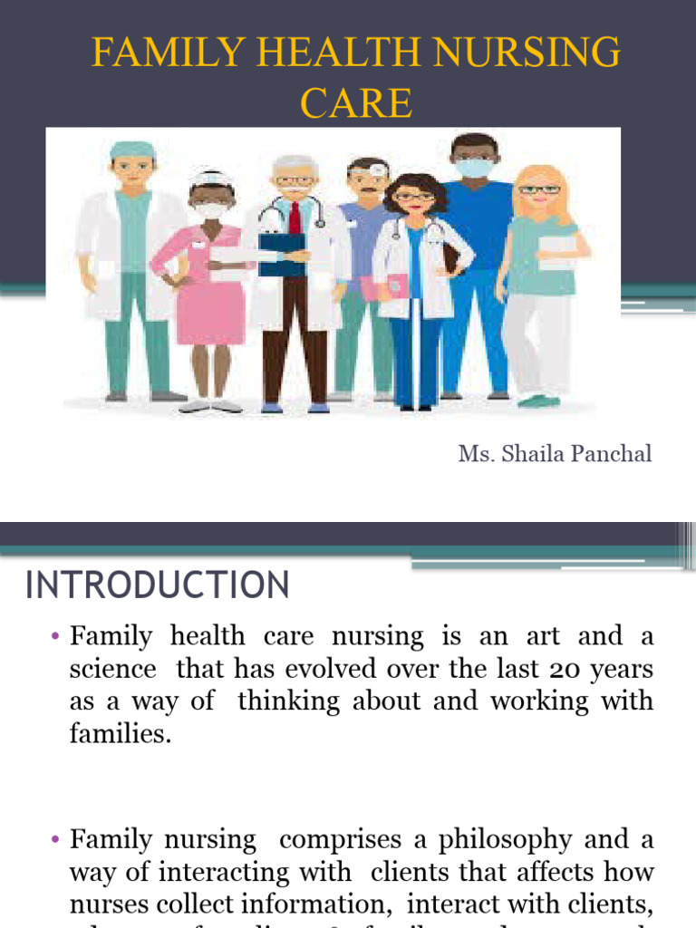 Family Health Nursing Care Overview | PDF | Family | Nursing