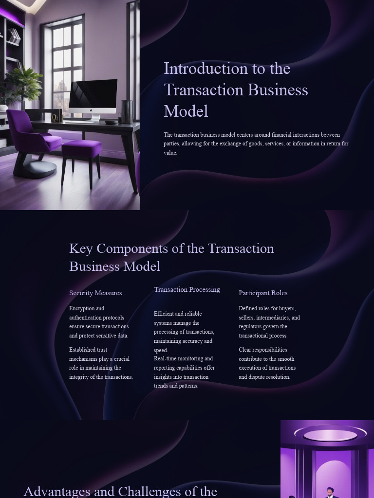 Overview of Transaction Business Model | PDF