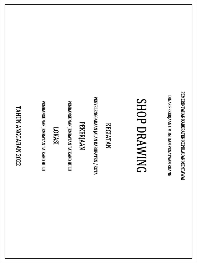 Shop Drawing Full Desain | PDF