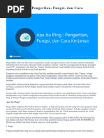 Arti dan Fungsi TTL dalam PING | PDF