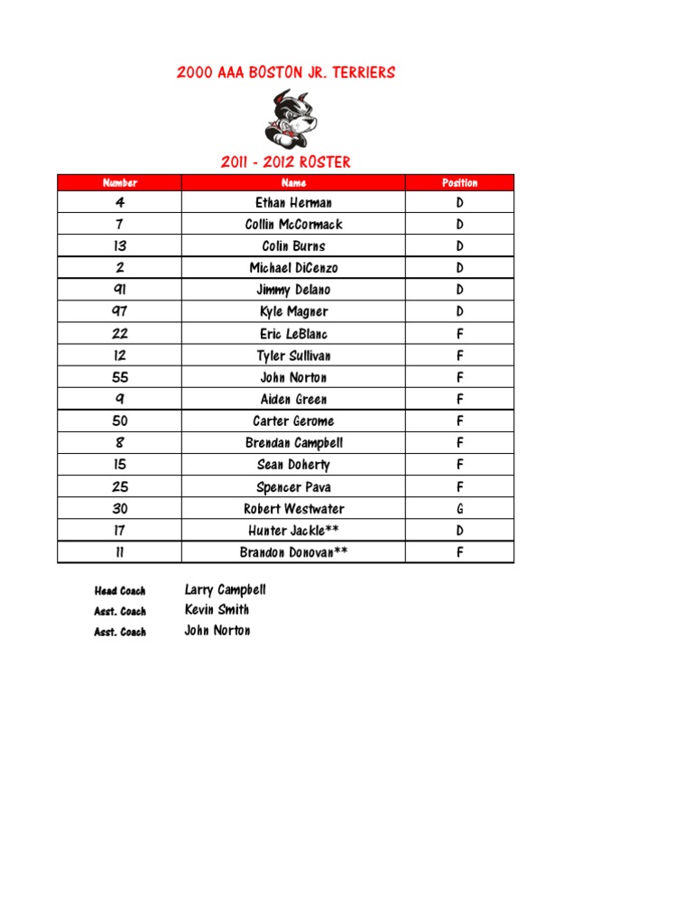 Player Roster | PDF
