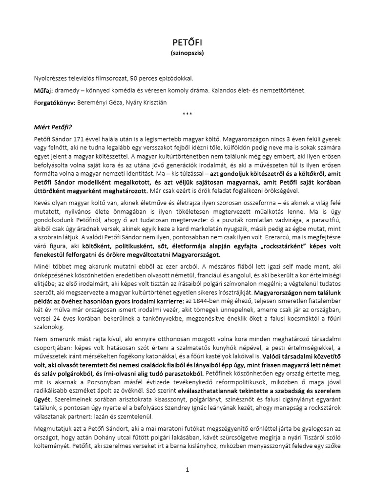 Beremenyi Geza Nyary Krisztian Petofi SZ | PDF