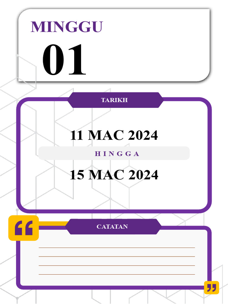 Pembahagian Minggu | PDF