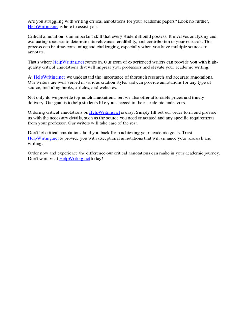 Critical Annotation | Download Free PDF | Parsing | Annotation