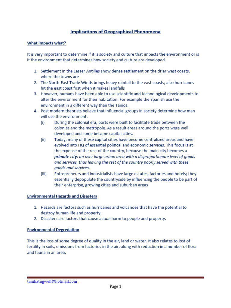 Old Implications of Geographical Phenomena | PDF | Plate Tectonics ...
