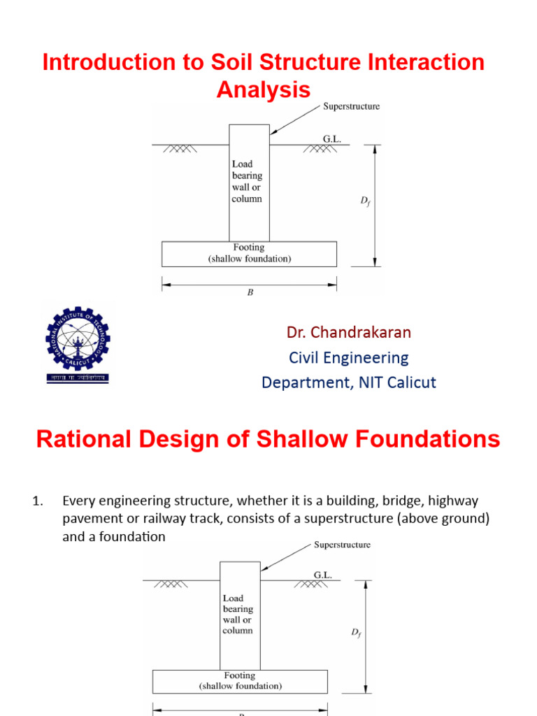 Introduction To Soil Structure Interaction Analysis | PDF | Elasticity (Physics) | Soil