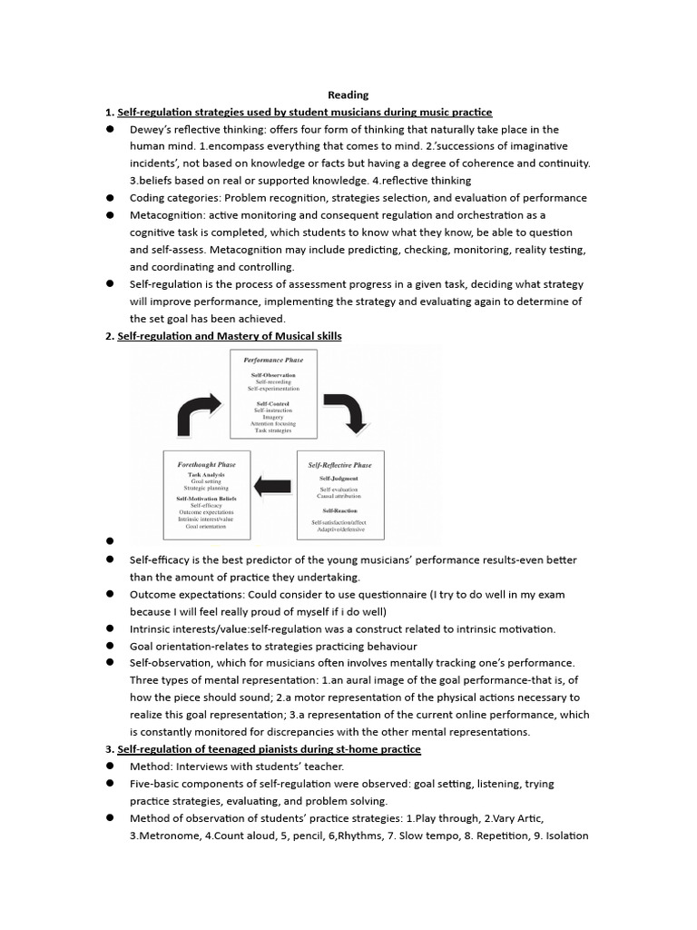 Reading | PDF | Metacognition | Emotional Self Regulation