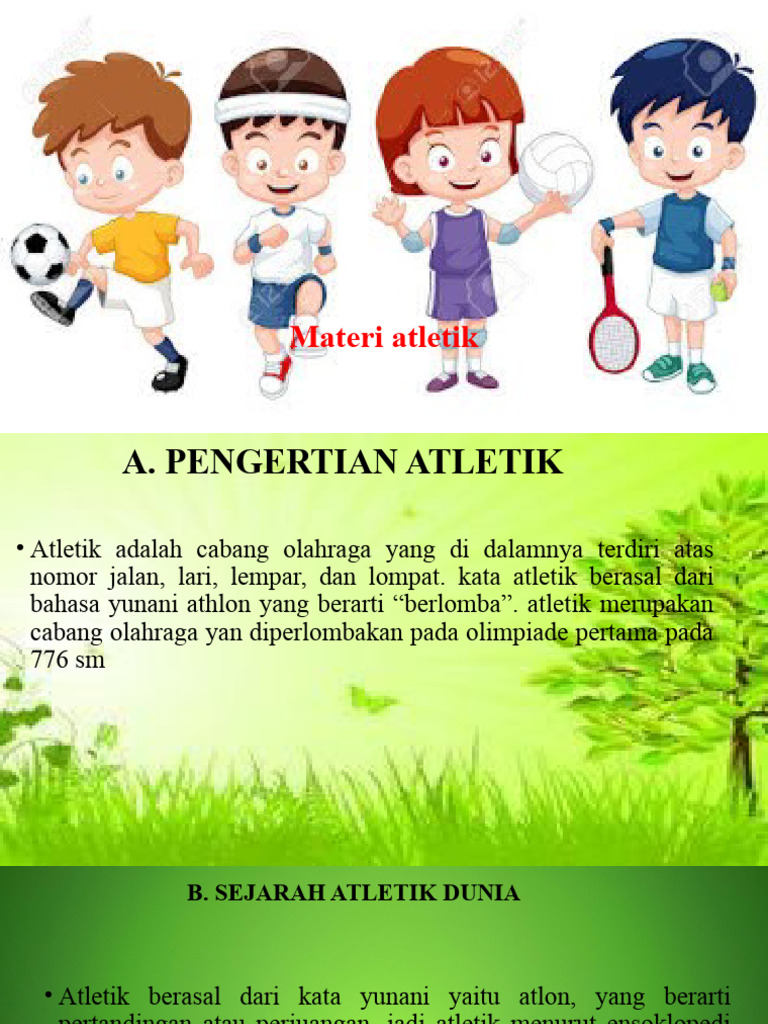 Pengertian dan Cabang Atletik | PDF