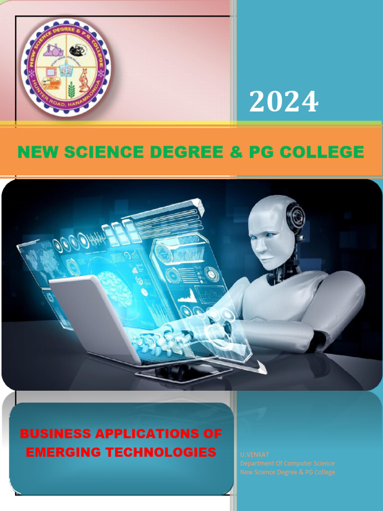 BUSINESS APPLICATIONS OF EMERGING TECHNOLOGIES II III IV V - Venki ...