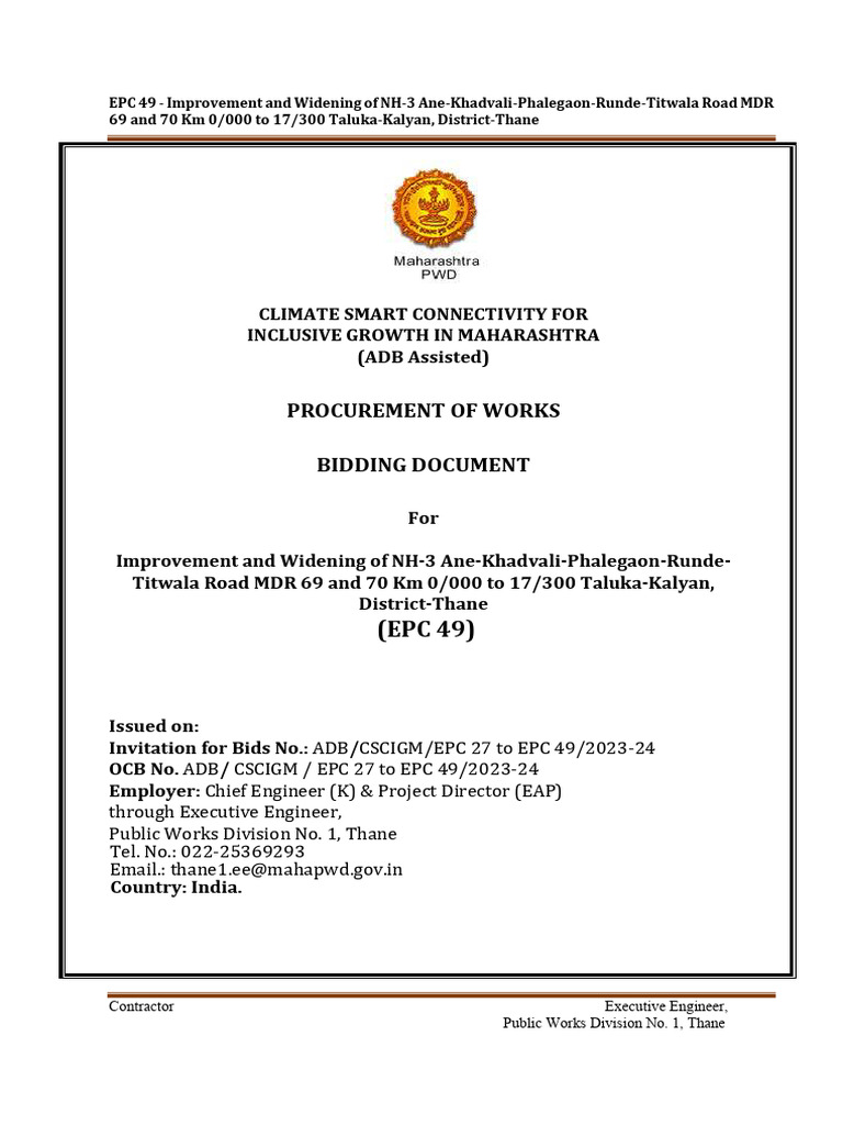 01 Section 1 To 6 Epc49 Pdf Employment Asian Development Bank