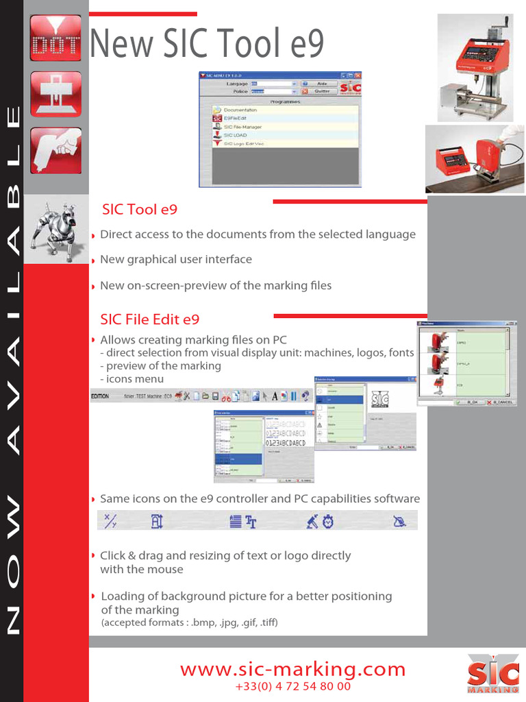E9 Sic Tool File Edit | PDF