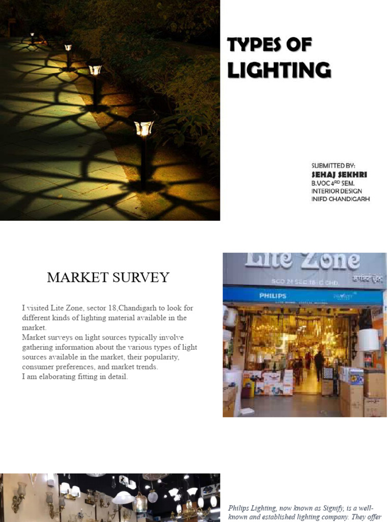 Lighting Market Survey in Chandigarh | PDF
