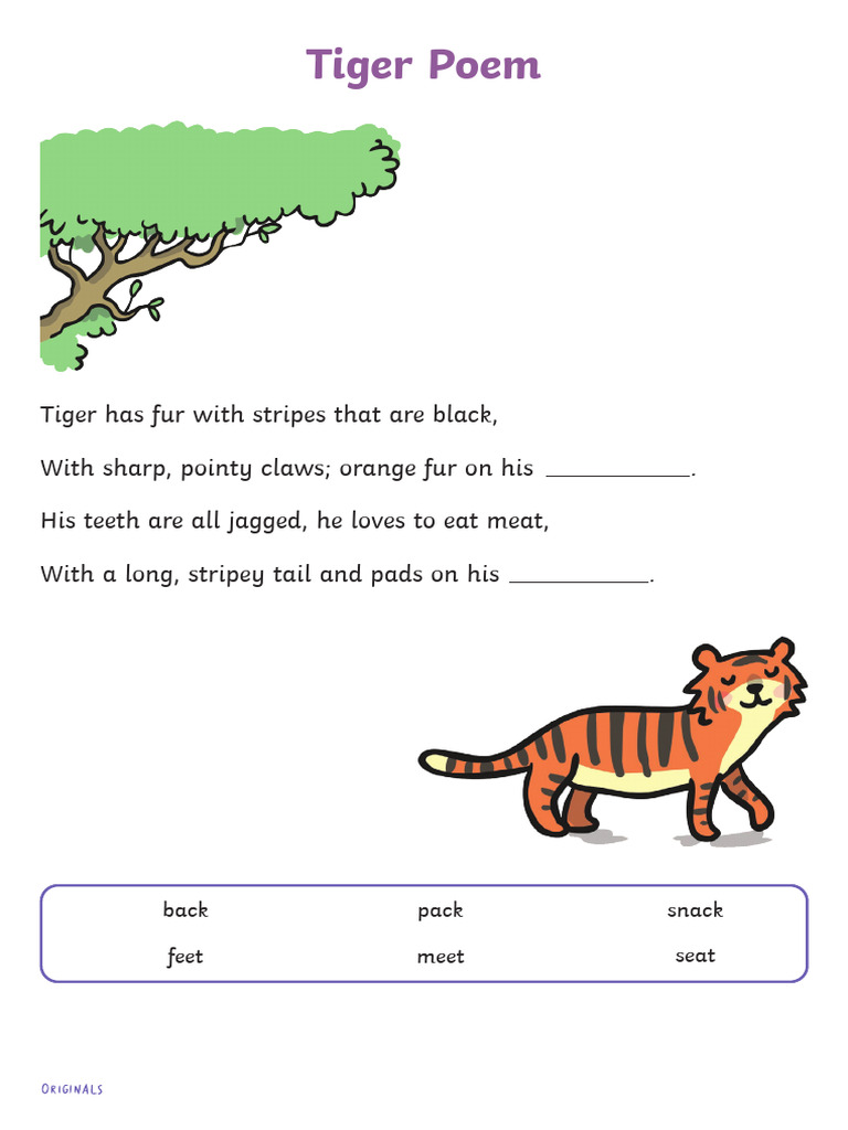 Animal Poems for Kids | PDF