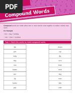 Rainbow Compound Words Activity | PDF | Language Arts & Discipline