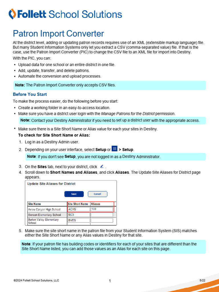Patron Import Converter - QRG | PDF | Comma Separated Values | Computer File