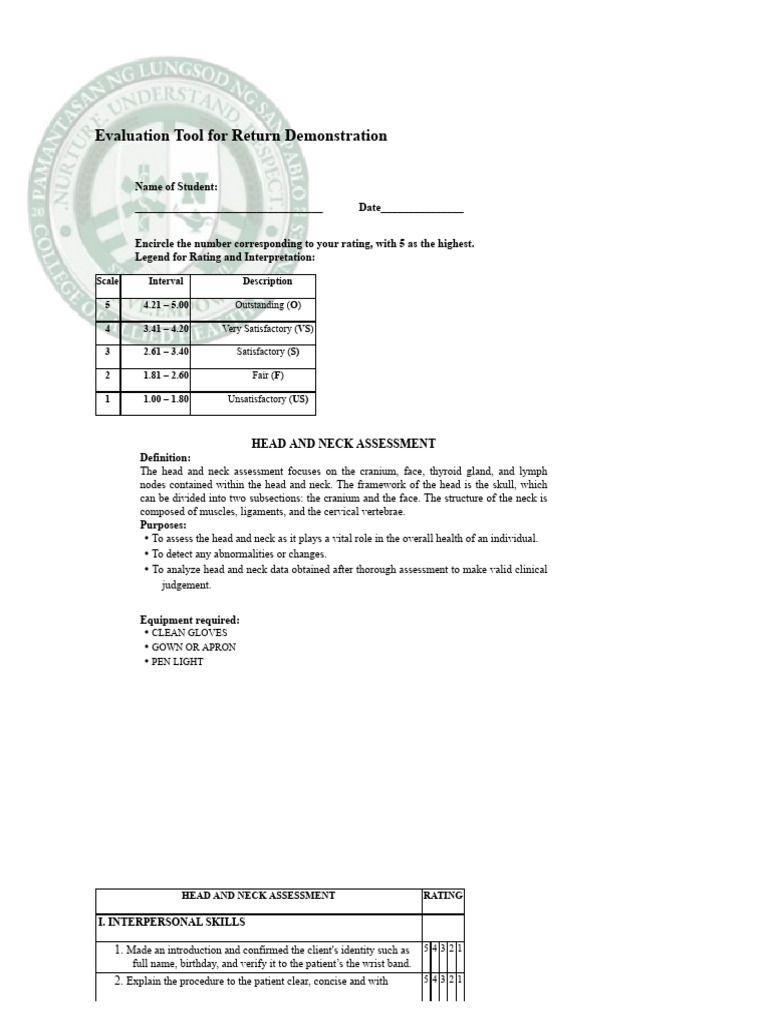 Open FORMAT Evaluation Tool For Return Demonstratio | PDF | Wheelchair ...