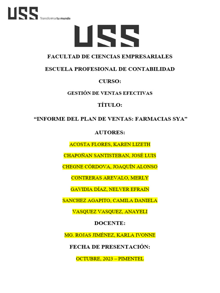 Pa1 GV Base Bien | PDF | Business | Farmacia