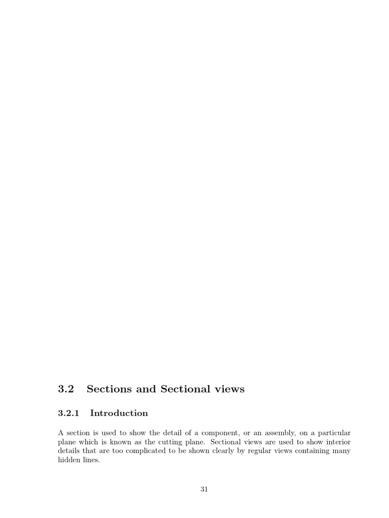 Sectional Views | PDF | Geometry