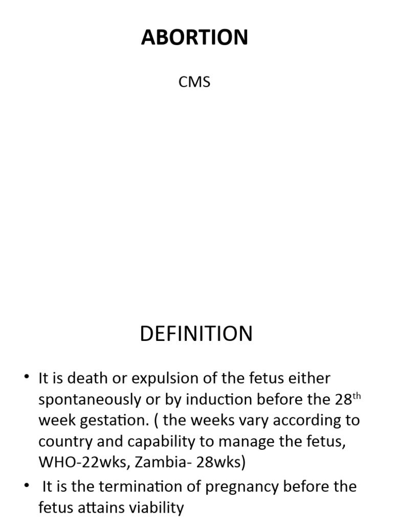 Abortions | PDF | Abortion | Fetus
