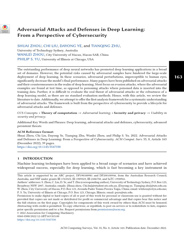 Adversarial Attacks and Defenses in Deep Learning | PDF | Deep Learning ...