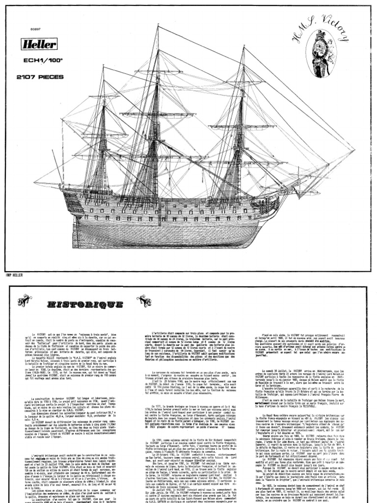 HMS Victory Heller Plan | PDF