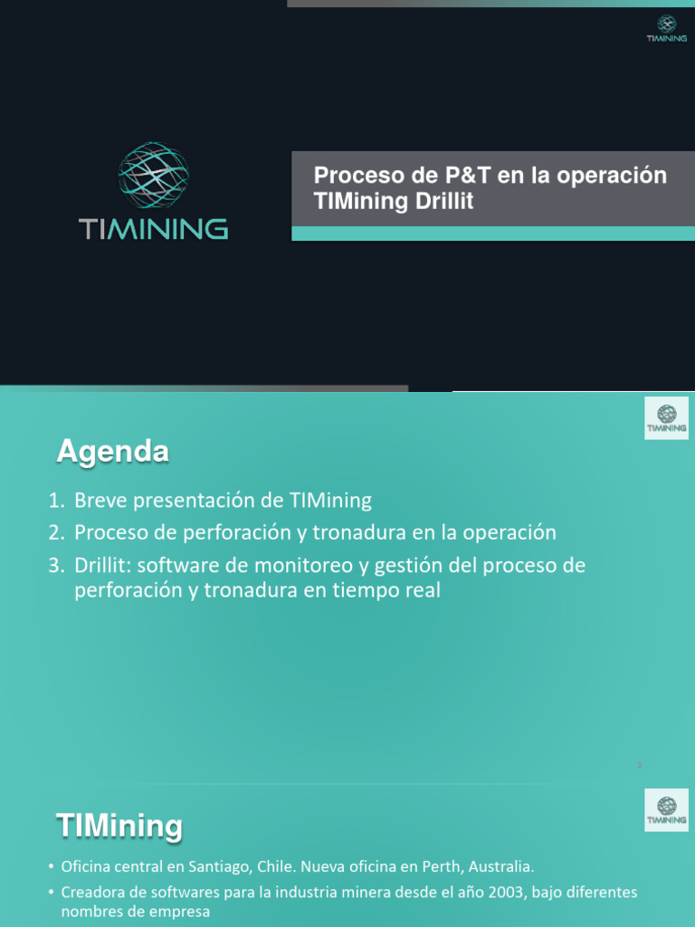 Proceso de P&T y Software Drillit | PDF | Planificación | Perforación
