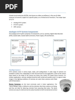CCTV Basics | PDF | Closed Circuit Television | Digital Video Recorder