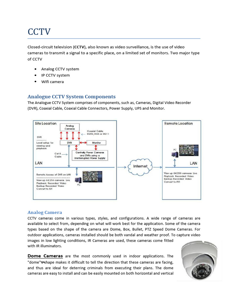 CCTV | PDF | Closed Circuit Television | Electrical Connector