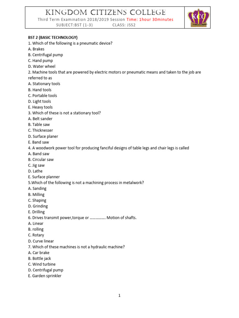 Basic Science and Tech Grade 8 | PDF | Pump | Gases