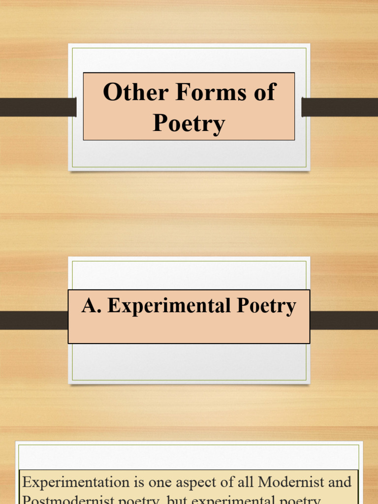 Conventional Forms of Poetry Edited | PDF | Poetry | Phonaesthetics
